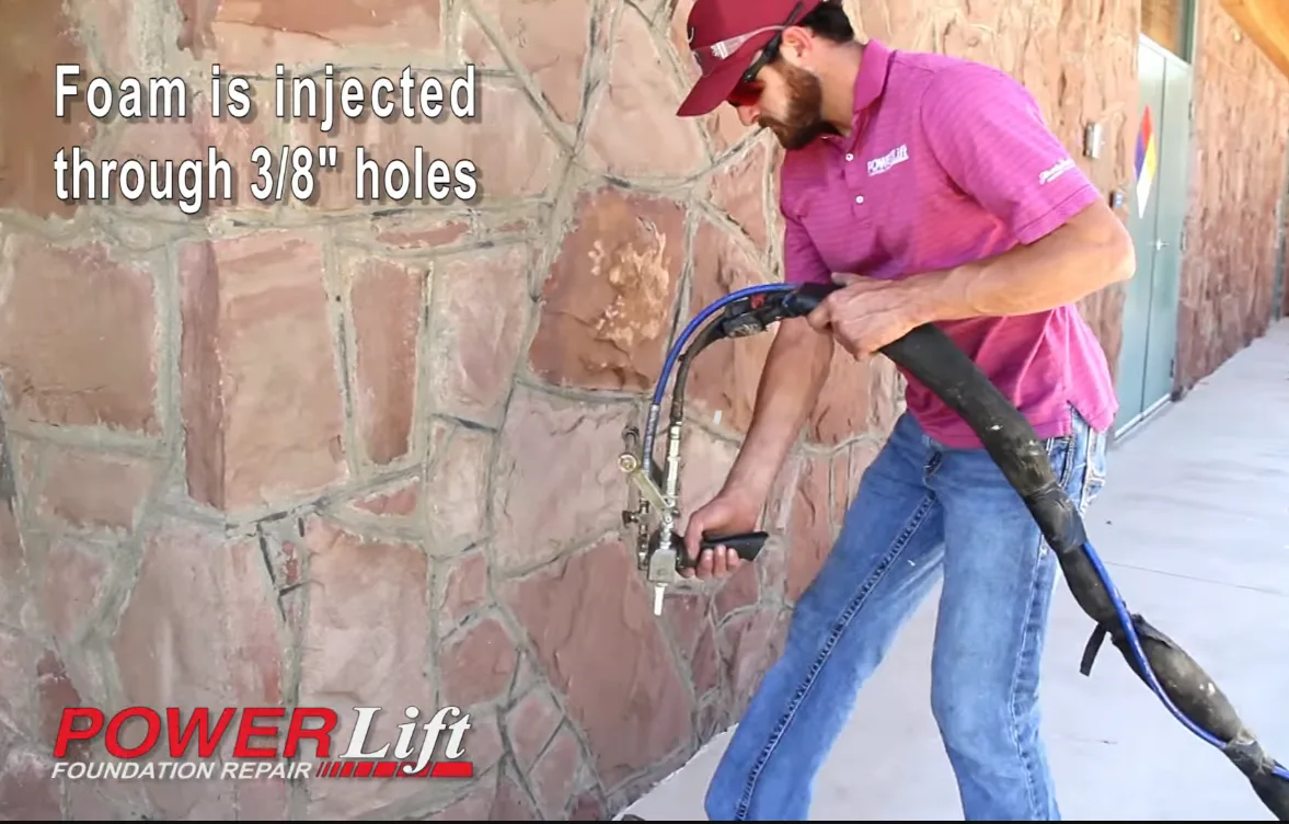 Foam Lifting Concrete Slabs: Cost Effective Foundation Repair